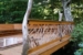 Hot Tub Deck - Mountain Laurel Handrails - Works of Art Shipped Nationwide