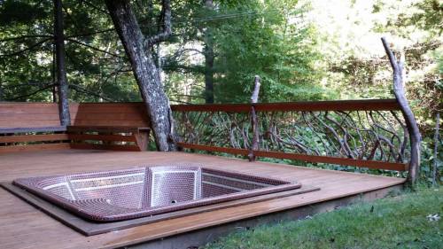 Beautiful Bench Railing and Deck Bench Plans