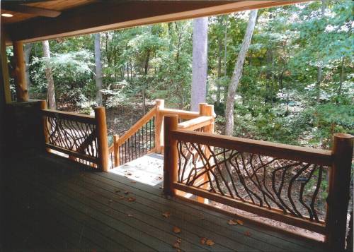Cedar Deck Railing