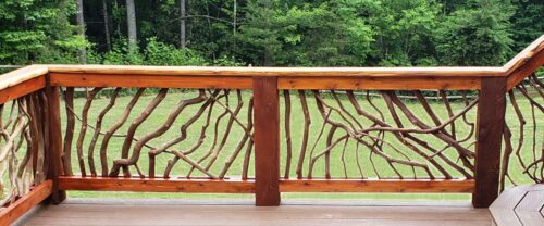 Mountain Laurel Handrail: Wood Railings, Decks, Stairs